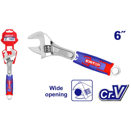 EMTOP Adjustable Wrench Spanner – Essential Hand Tool in Qatar
